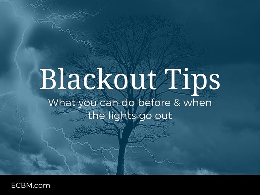 What To Do During A Blackout