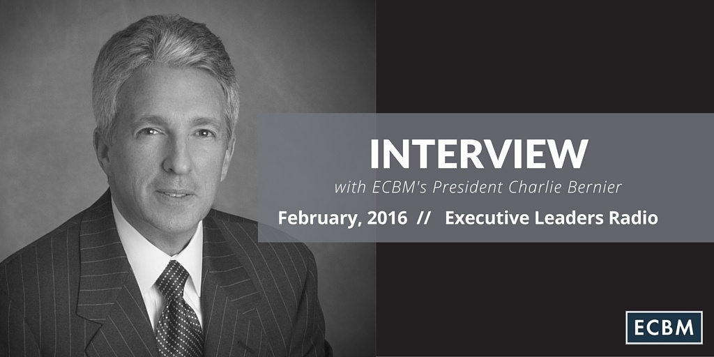 An Interview With Charlie Bernier, ECBM's President